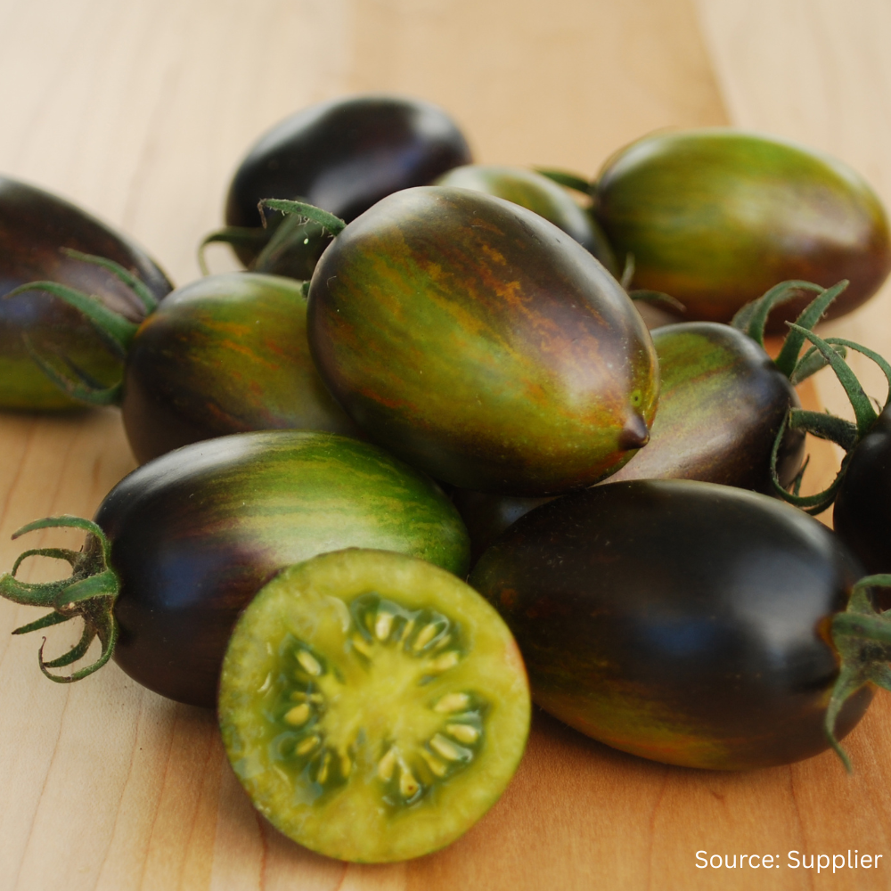 Buy Organic Tomato Brad's Atomic Grape by Kings Seeds NZ online - Kings Seeds NZ